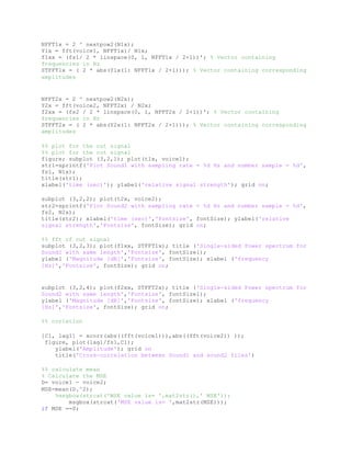 The method of comparing two audio files | DOCX