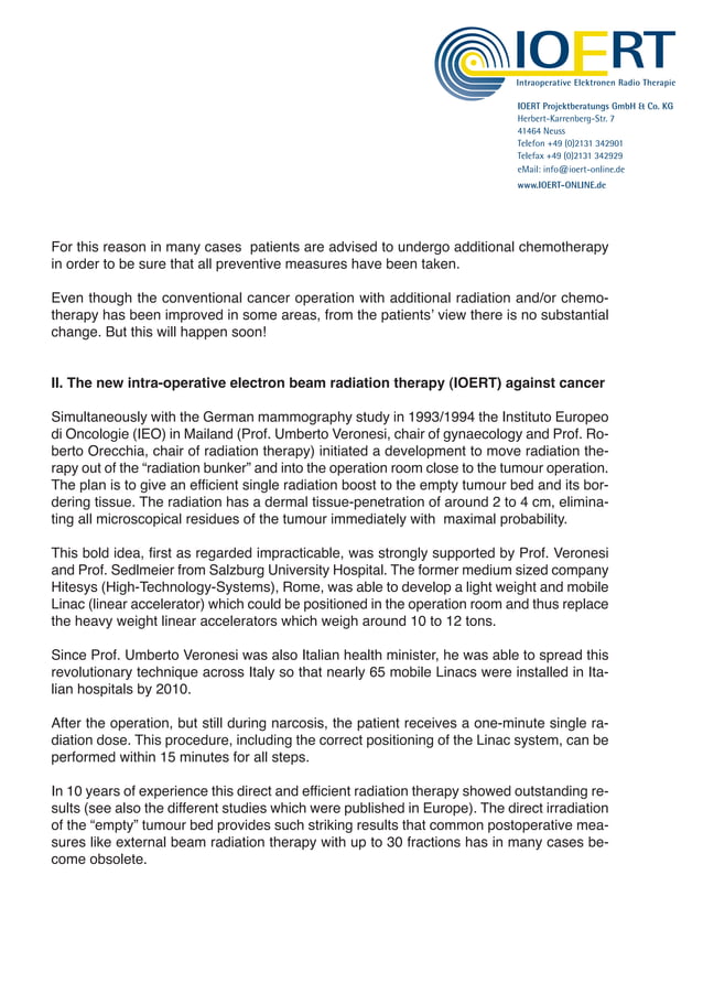 The method of IOERT explained | PDF