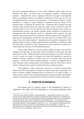 The methodology of positive economics | PDF