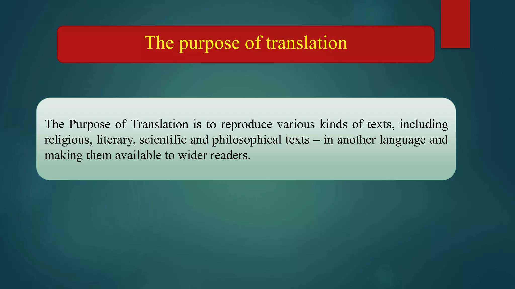 The methodology of translation with special reference to sanskrit to ...