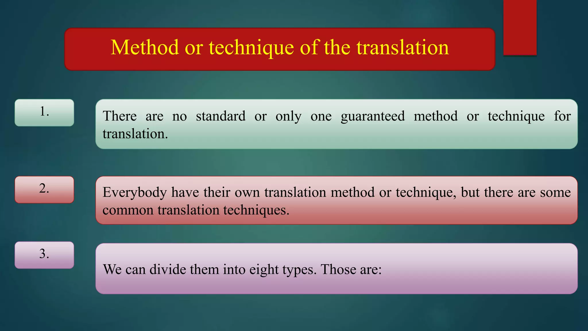 The methodology of translation with special reference to sanskrit to ...