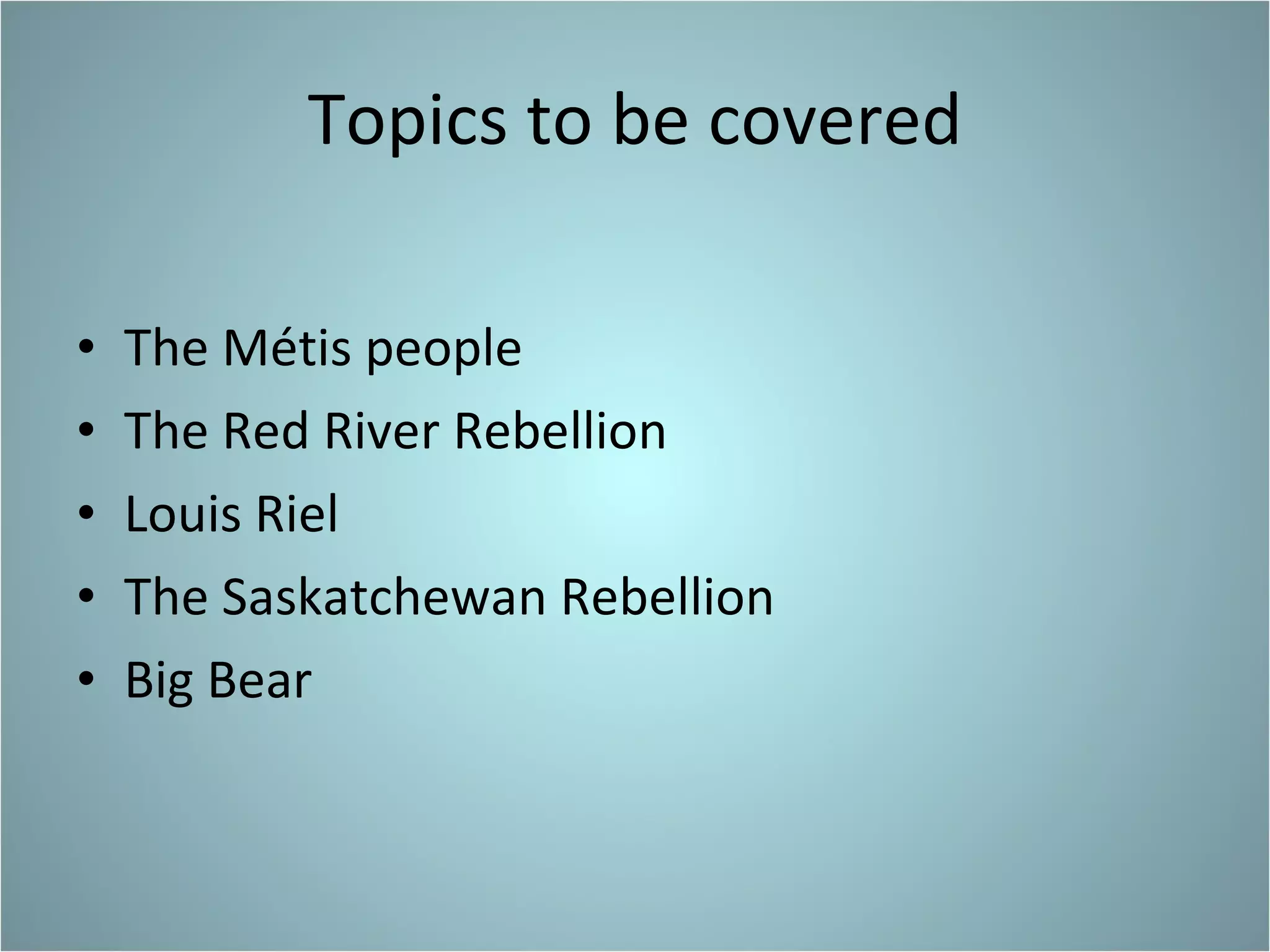 The Metis | PPT