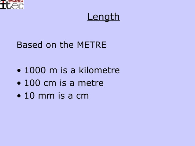 The Metric System | PPT
