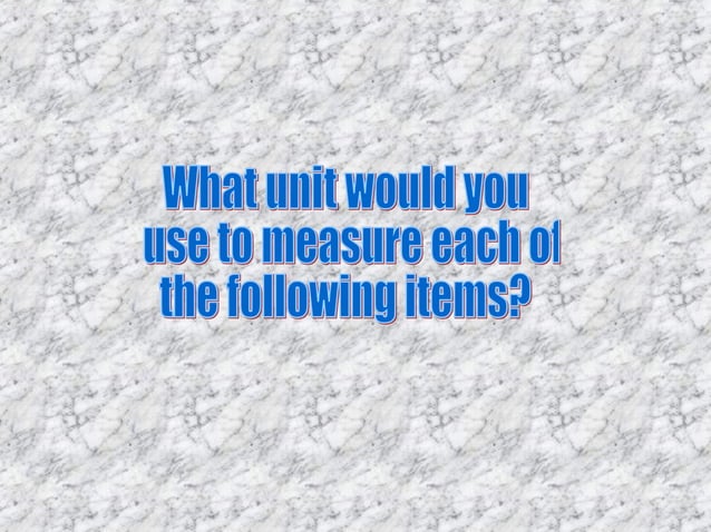 The metric system | PPT