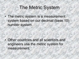 The Metric System.ppt