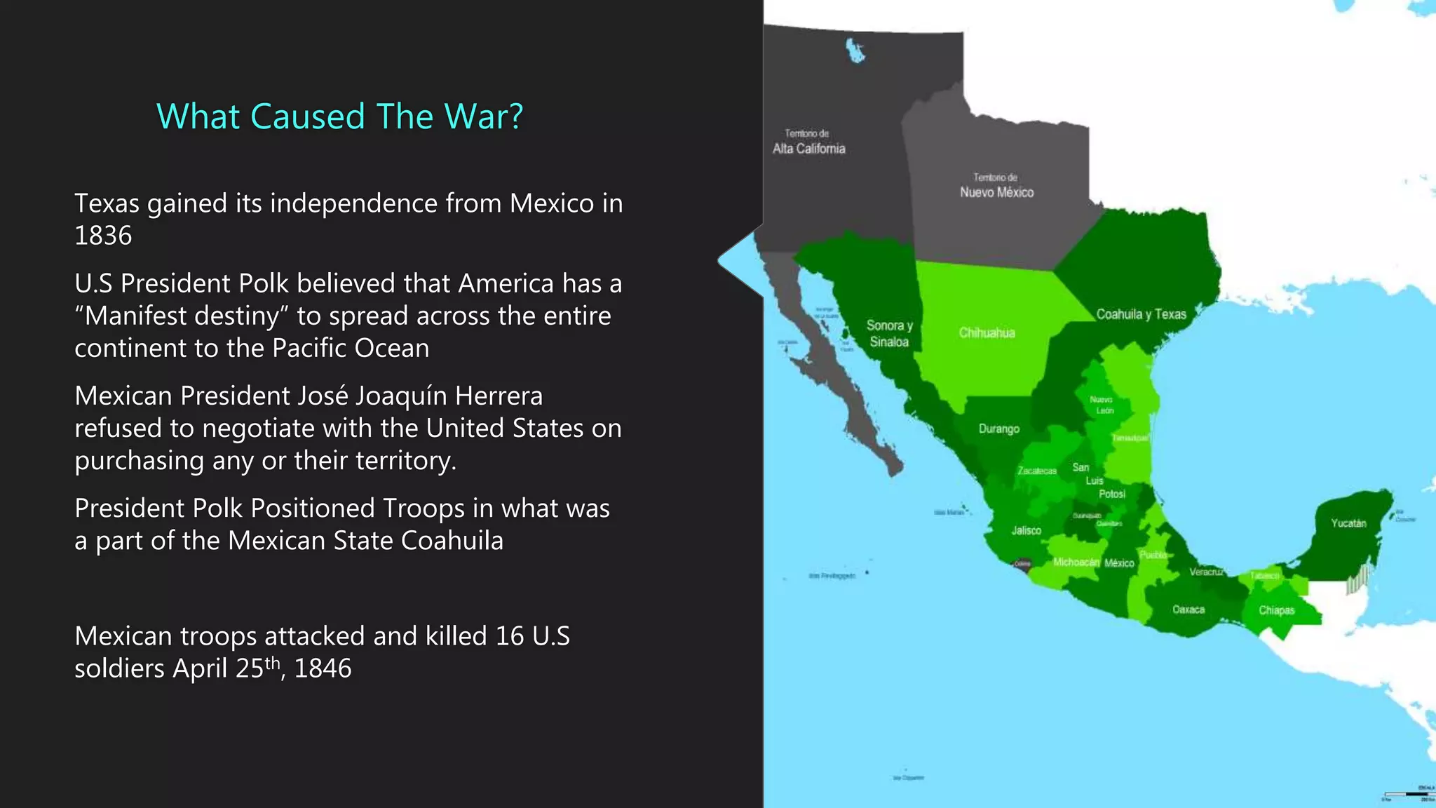 The mexican – american war of 1846 | PPTX