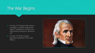The mexican – american war of 1846 | PPT