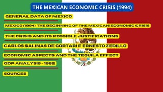 The Mexican economic crisis (1994) | PPT