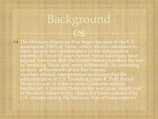 The mexican war | PPTX