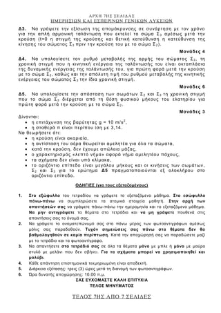 Θέματα φυσικής πανελλαδικές 2021 | PDF