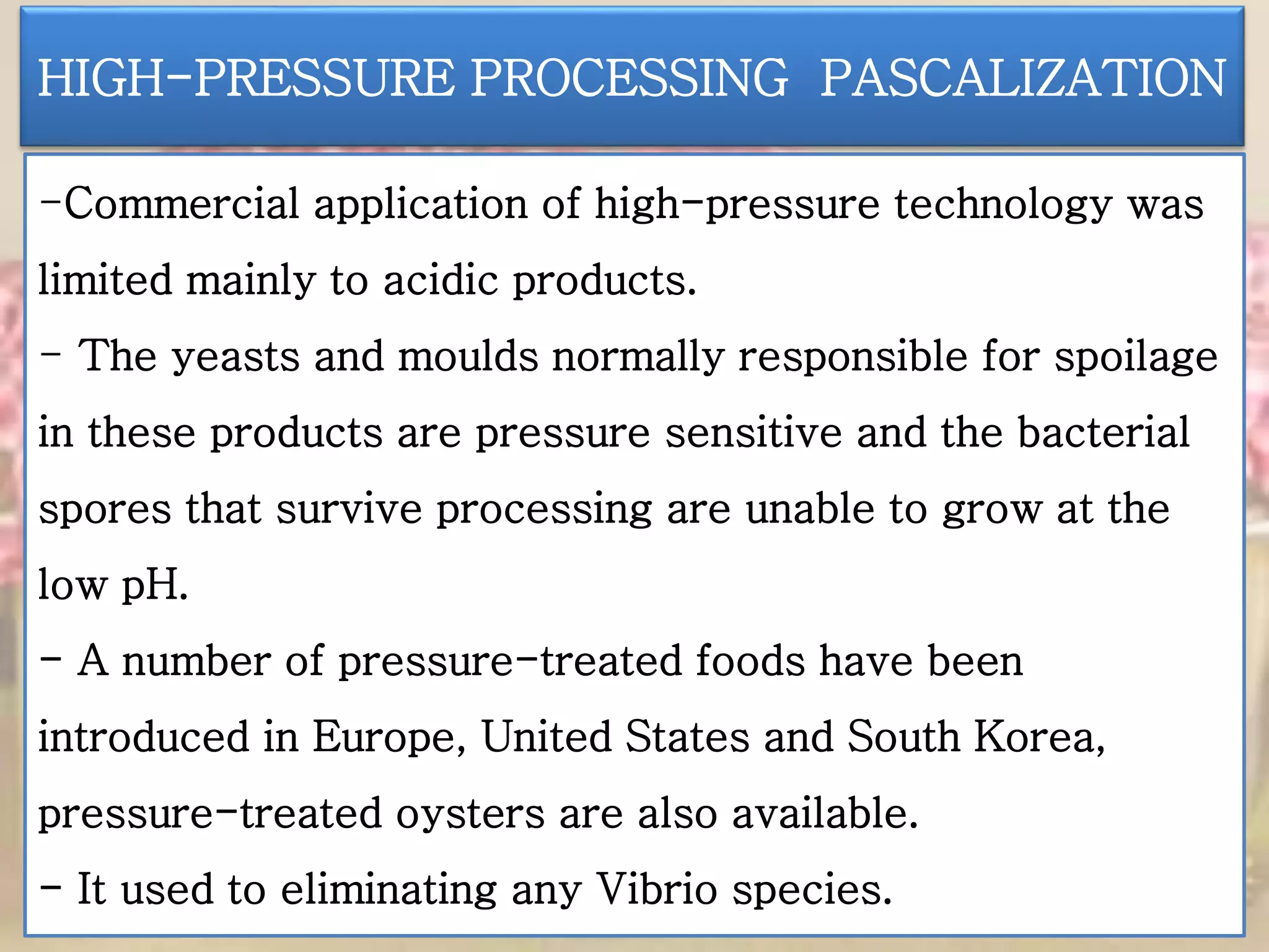 The microbiology of food preservation | PPTX