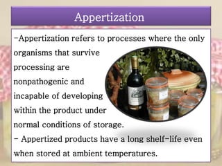The microbiology of food preservation | PPTX