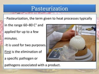 The microbiology of food preservation | PPT