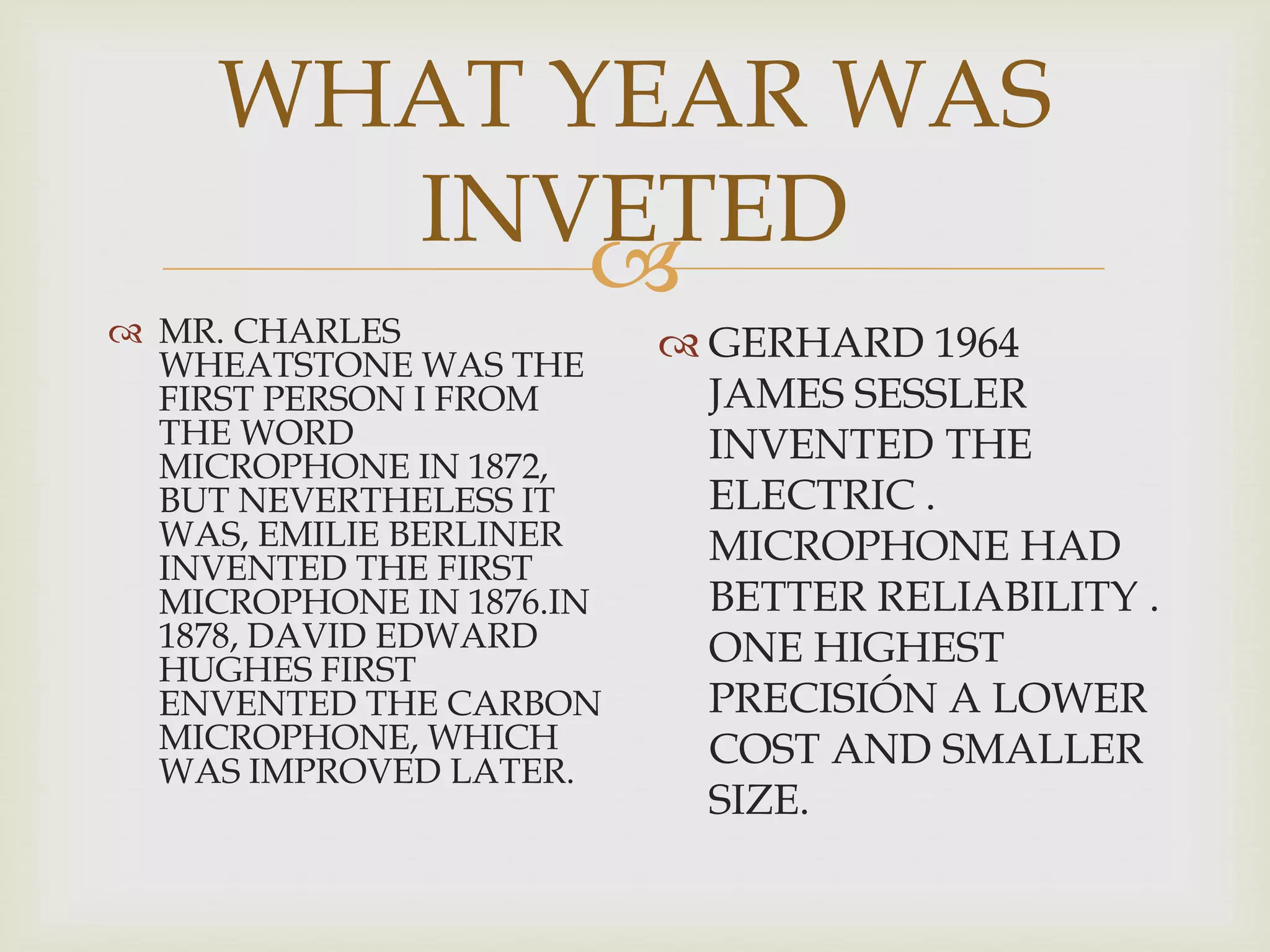 The microphone | PPTX