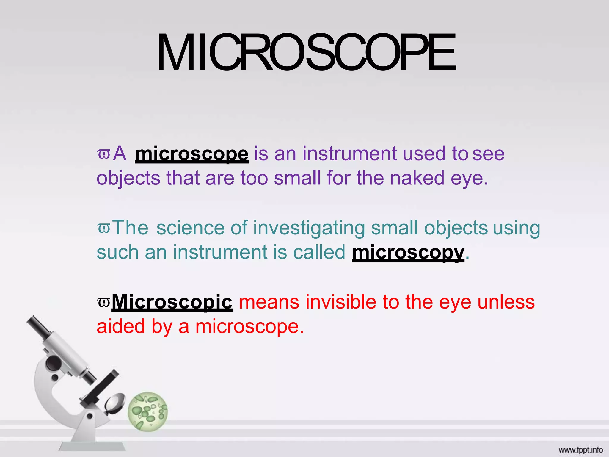 The microscope | PPT