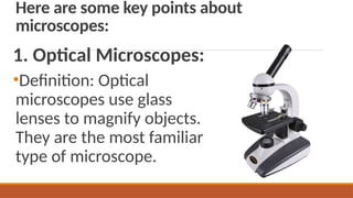 THE PARTS OF THE MICROSCOPE: UNDERSTANDING MICROSCOPY | PPTX