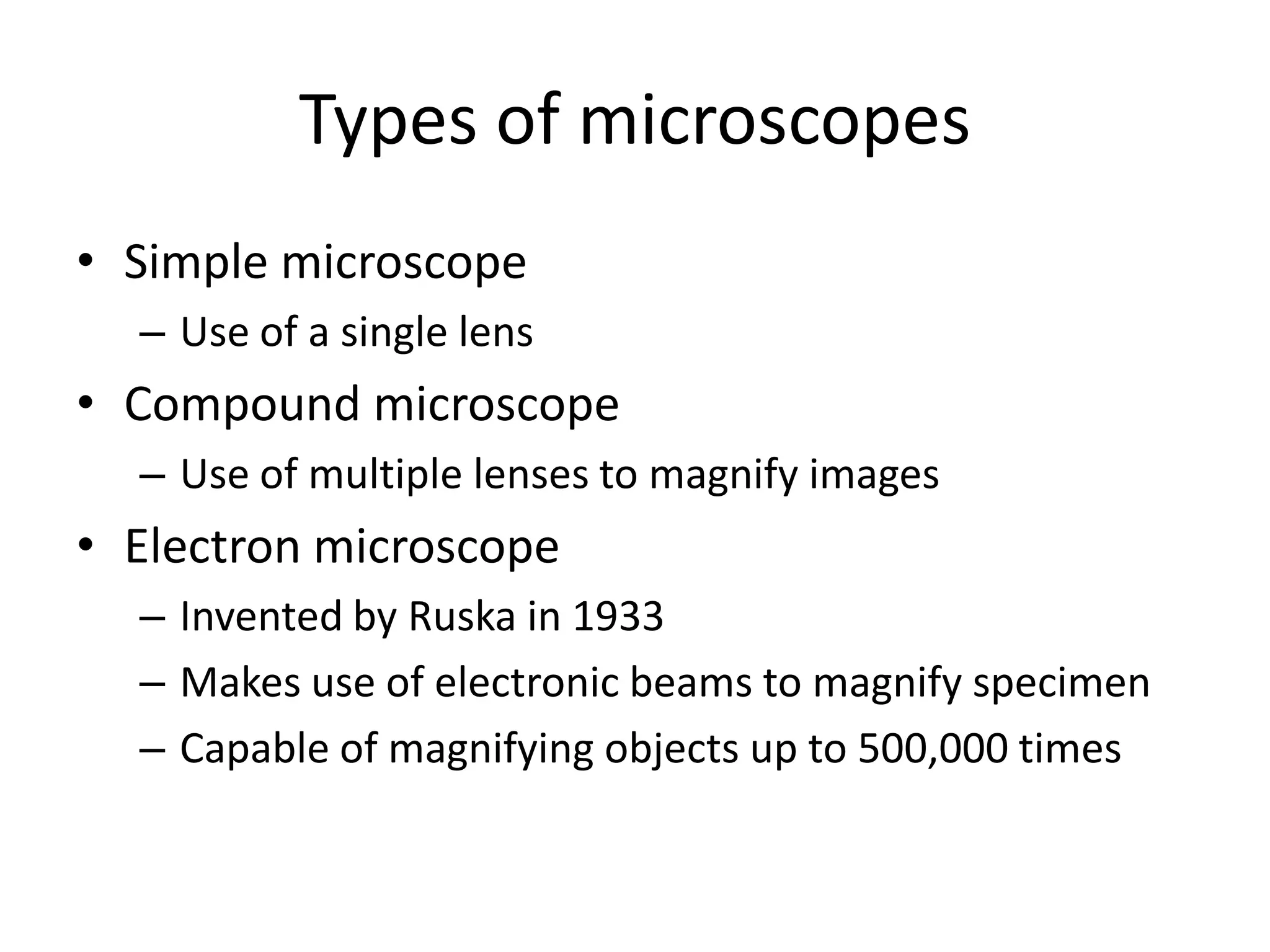 The microscope presentation | PPTX