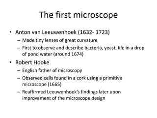 The microscope presentation | PPTX