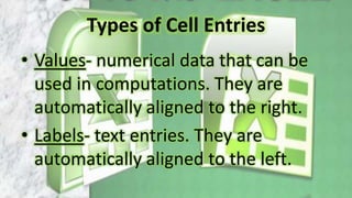 The Microsoft Excel Program | PPTX