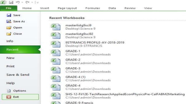 The Microsoft Excel Program | PPT