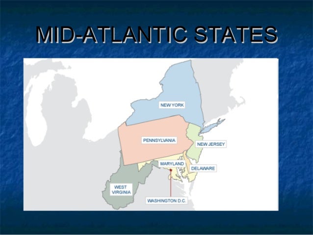 The mid atlantic region
