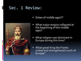 The middle ages | PPTX