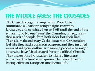 The middle ages | PPT