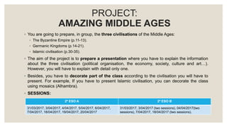 Project: The Middle Ages | PPTX | Geology | Science