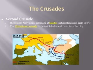 The middle ages outcome the crusades | PPTX