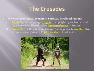 The middle ages outcome the crusades | PPT