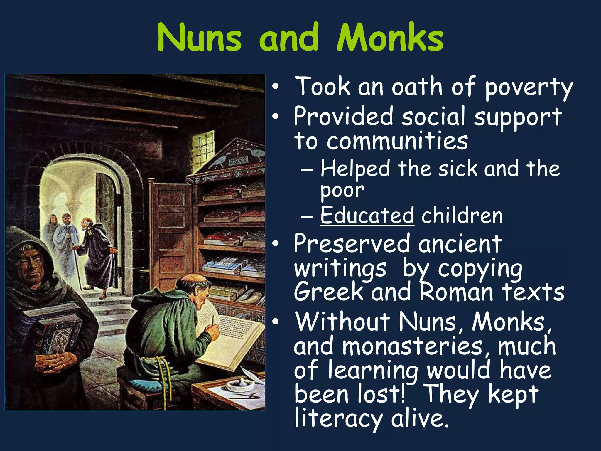 The Middle Ages Part 1 and The Church unifies.ppt