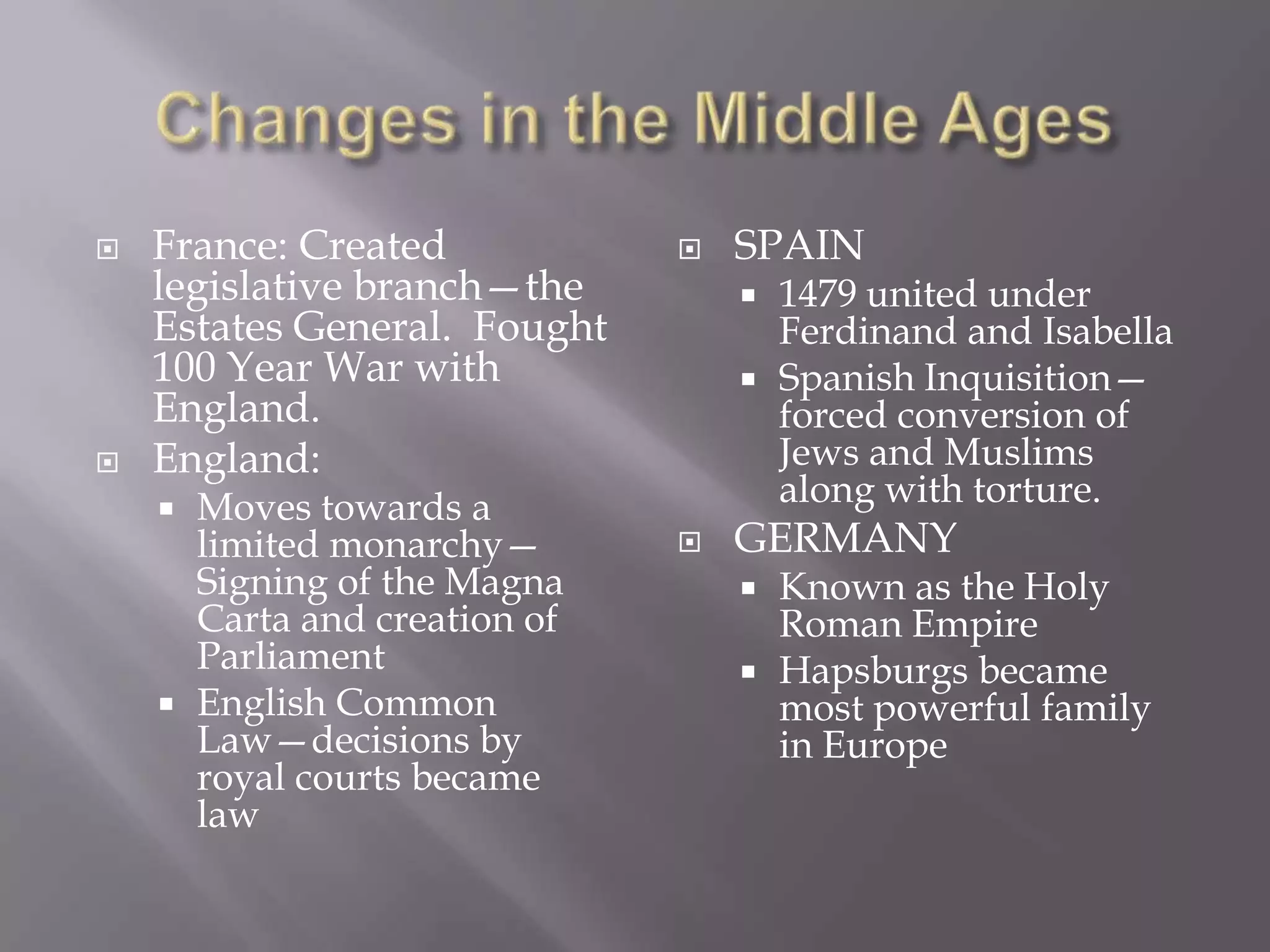 The middle ages powerpoint | PPTX
