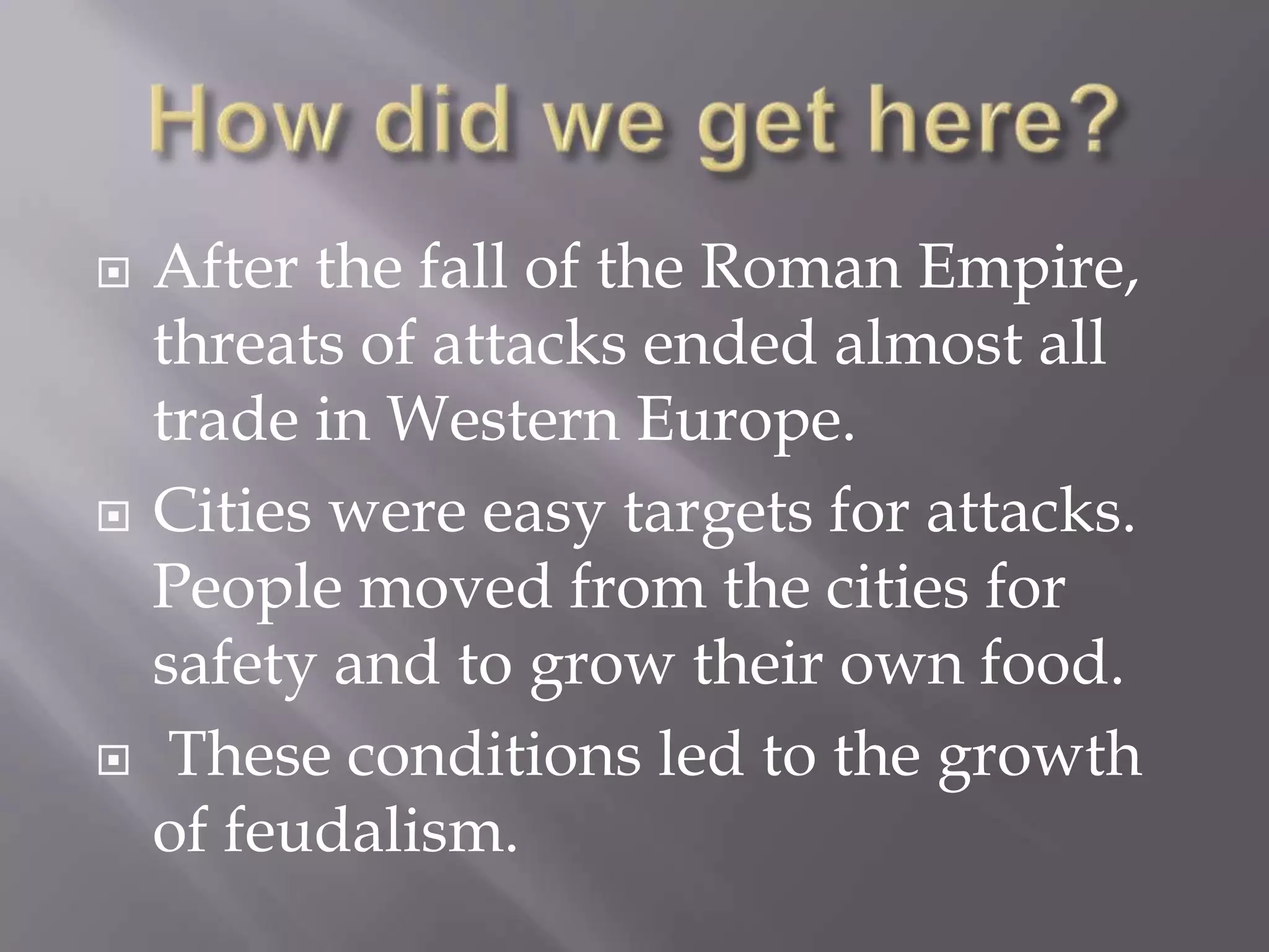 The middle ages powerpoint | PPTX