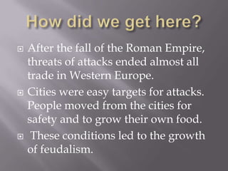 The middle ages powerpoint | PPTX