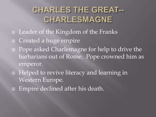 The middle ages powerpoint | PPTX