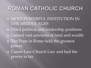 The middle ages powerpoint | PPTX