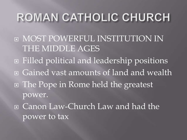 The middle ages powerpoint | PPTX