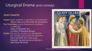 The Theater and History of the Middle Ages | PPTX