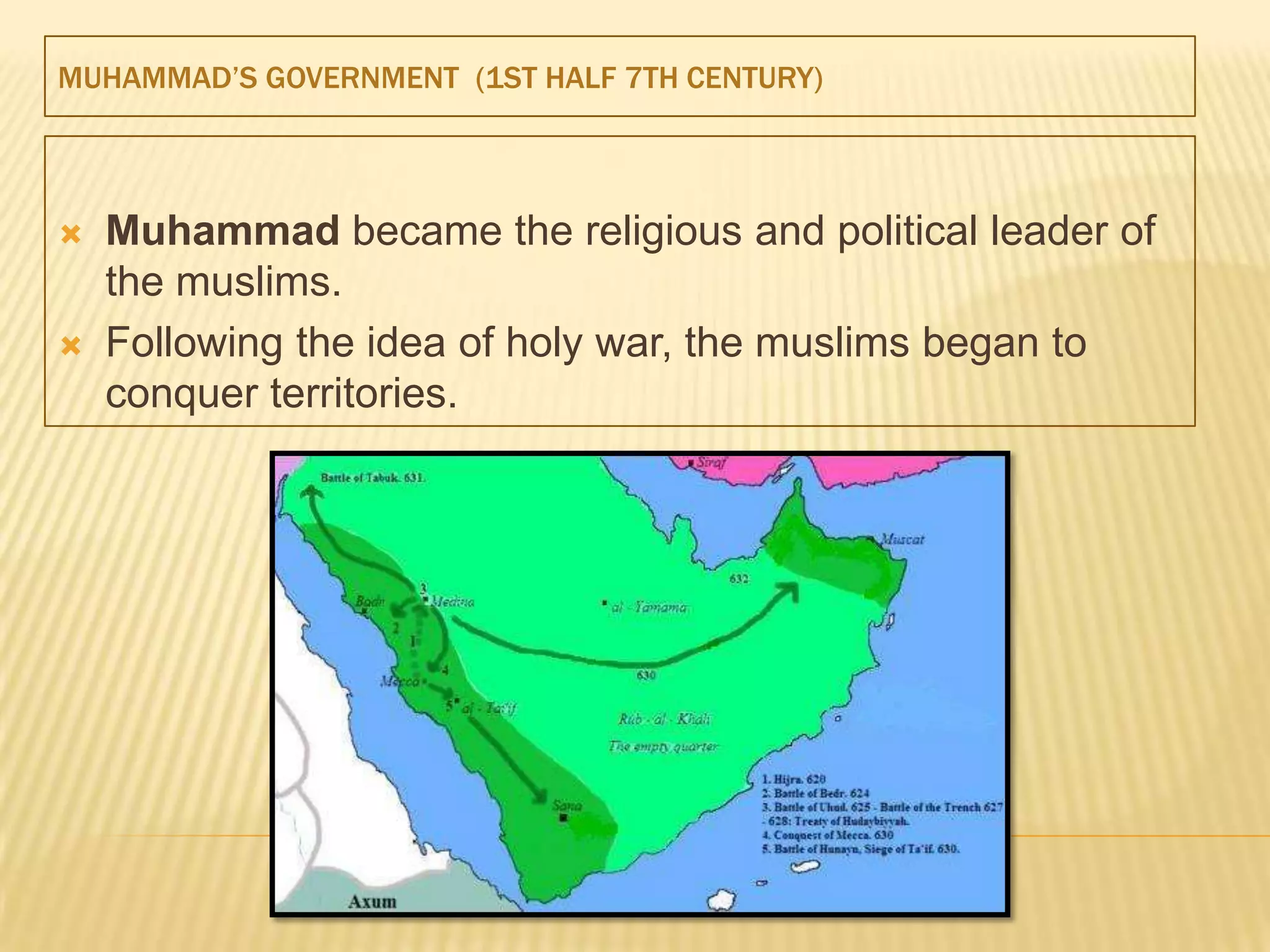 The Middle Ages. The Islamic Empire | PPTX