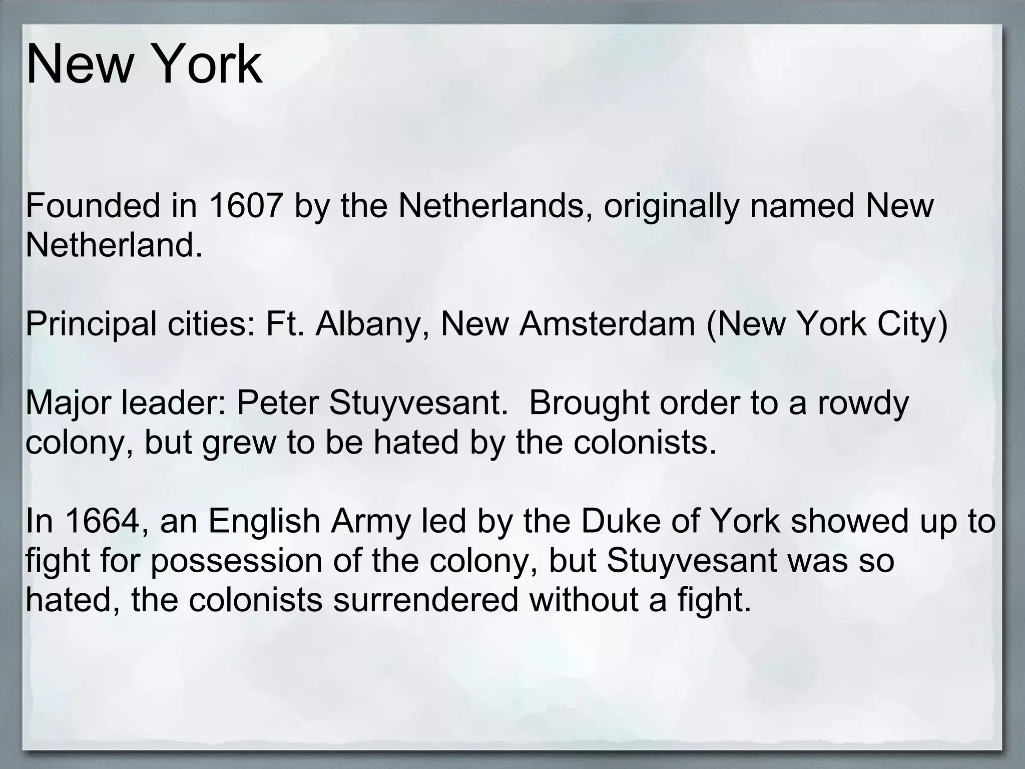 The middle colonies | PPT