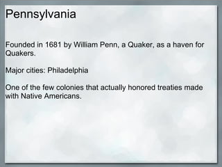 The middle colonies | PPT