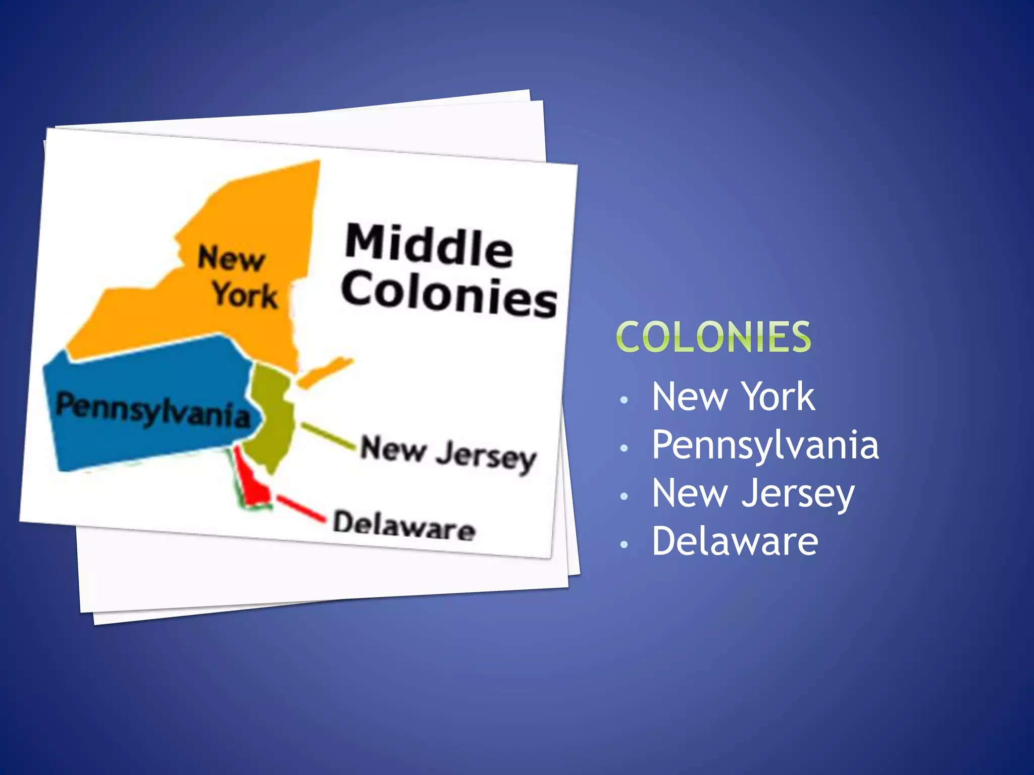 The Middle Colonies | PPT