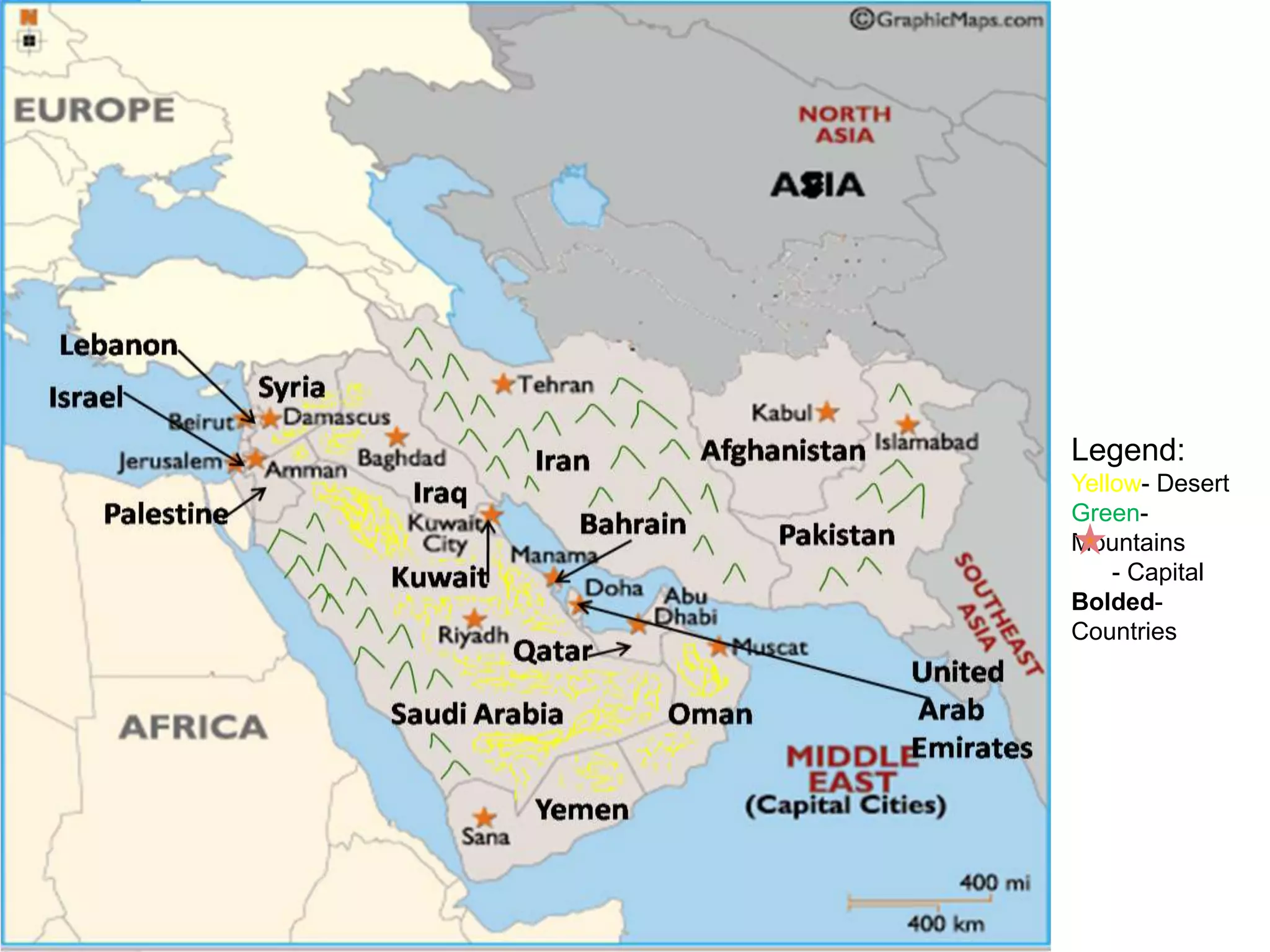 The middle east | PPTX