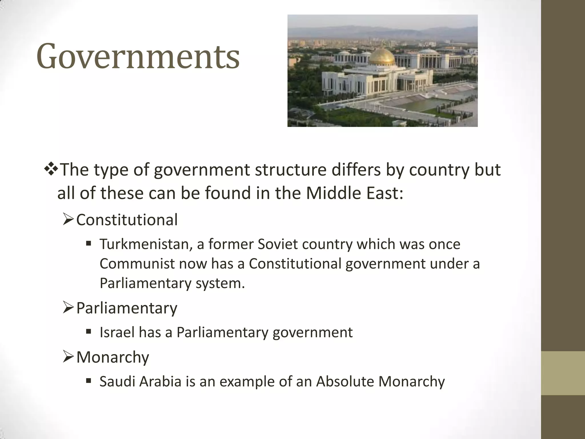 The middle east just the facts | PPTX