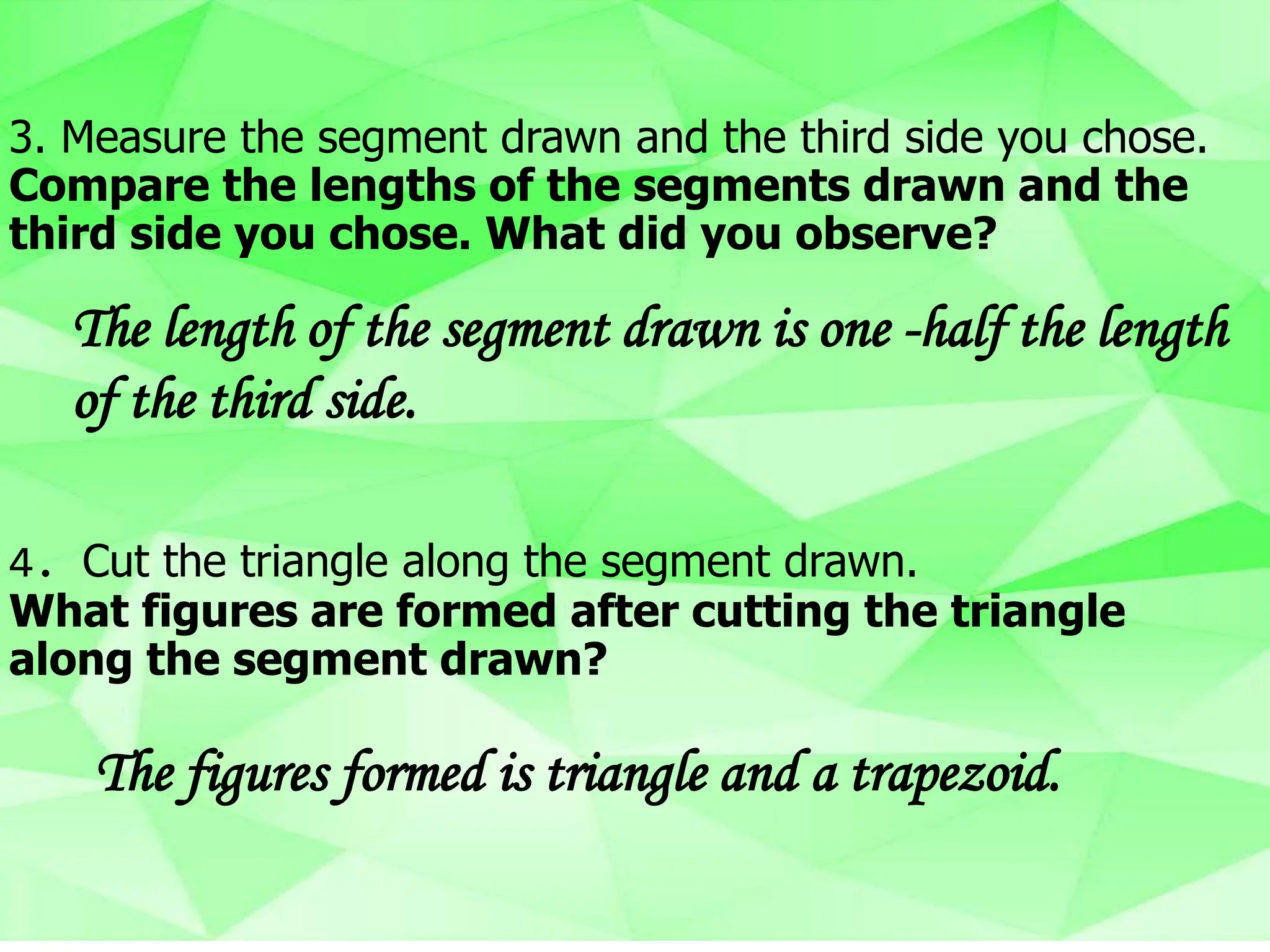 THE MIDLINE THEOREM-.pptx GRADE 9 MATHEMATICS THIRD QUARTER | PPTX