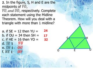 THE MIDLINE THEOREM-.pptx GRADE 9 MATHEMATICS THIRD QUARTER | PPTX