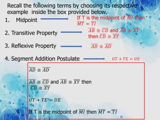 THE MIDLINE THEOREM-.pptx GRADE 9 MATHEMATICS THIRD QUARTER | PPTX