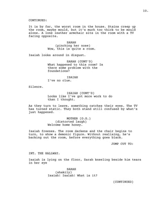 Media - L03 - The Midnight Fiend script. | PDF