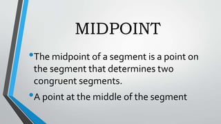 Mathematics 10-THE MIDPOINT FORMULA, ppt | PPTX