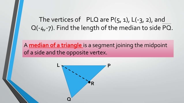 Mathematics 10-THE MIDPOINT FORMULA, ppt | PPTX